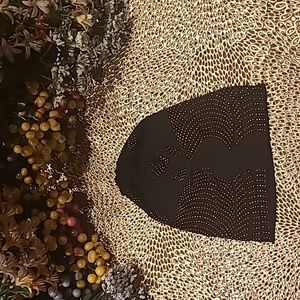 Accessories | Skull Cap Embellished With Beads Rhinestones | Poshmark
